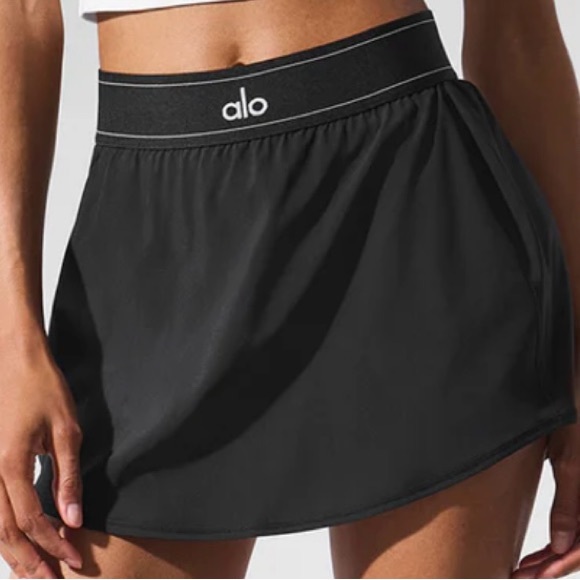 ALO Yoga | Shorts | Alo Black Athletic Tennis Skirt | Poshmark